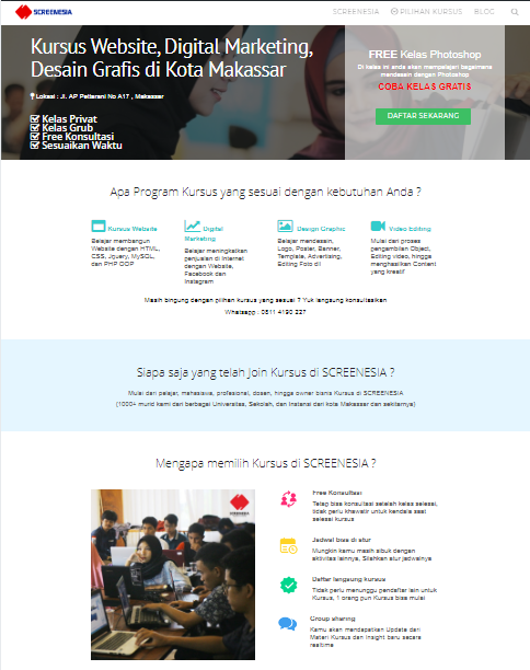 Mentoring Website Marketing – Kursus Komputer Makassar | Kursus Website Makassar | Kursus ...